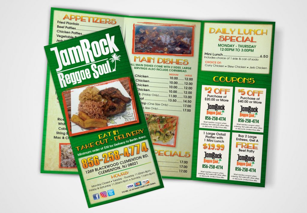 JamRock Caribbean Soul Menu – Secrest Design